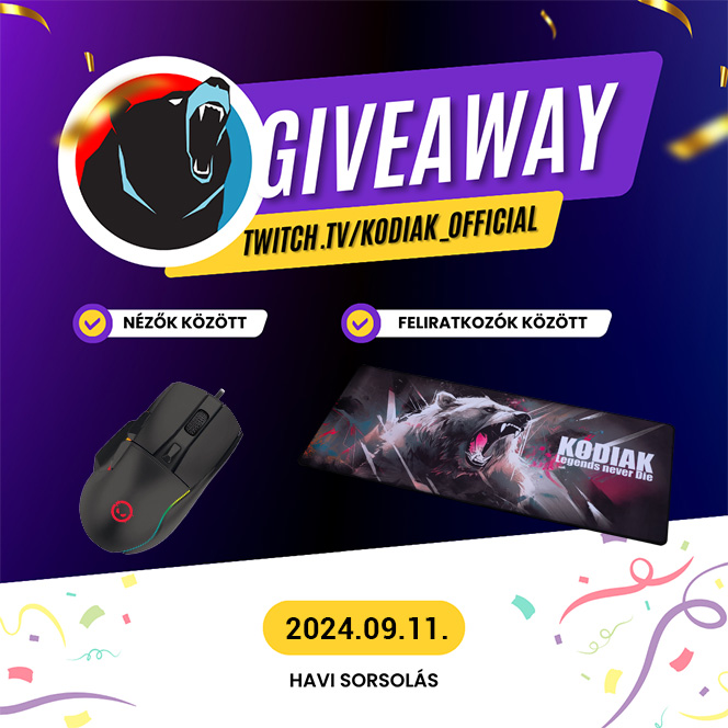 KODIAK - Legends Never Die - Hírek » Stream menetrend és nyeremények!